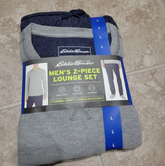 Eddie Bauer | Shirts | Eddie Bauer 2 Piece Lounge Set Mens L Xl Xxl ...